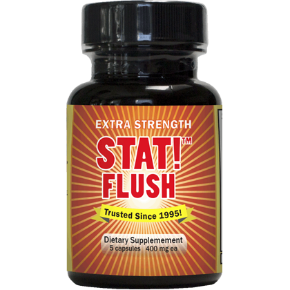 STAT flush capsules.