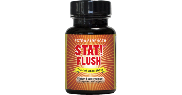 STAT flush capsules.