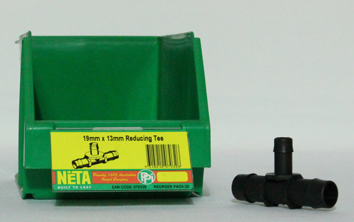19mm x 13mm Reducing Tee